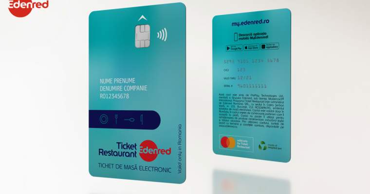 Beneficii și pentru oameni & mediu: Edenred România, carduri din PVC
