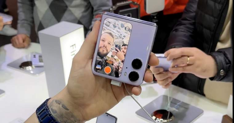 Hands On la MWC 2023 - Oppo Flip N2 e unul dintre cele mai interesante