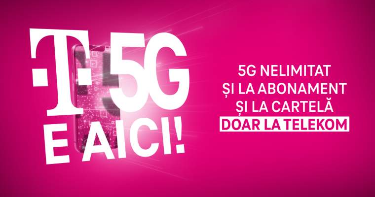 5G și pentru utilizatorii Telekom Mobile în România în București și 10