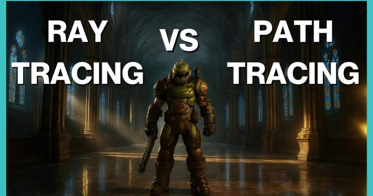 Ray Tracing vs Path Tracing: vezi cum arată grafica viitorului în Doom